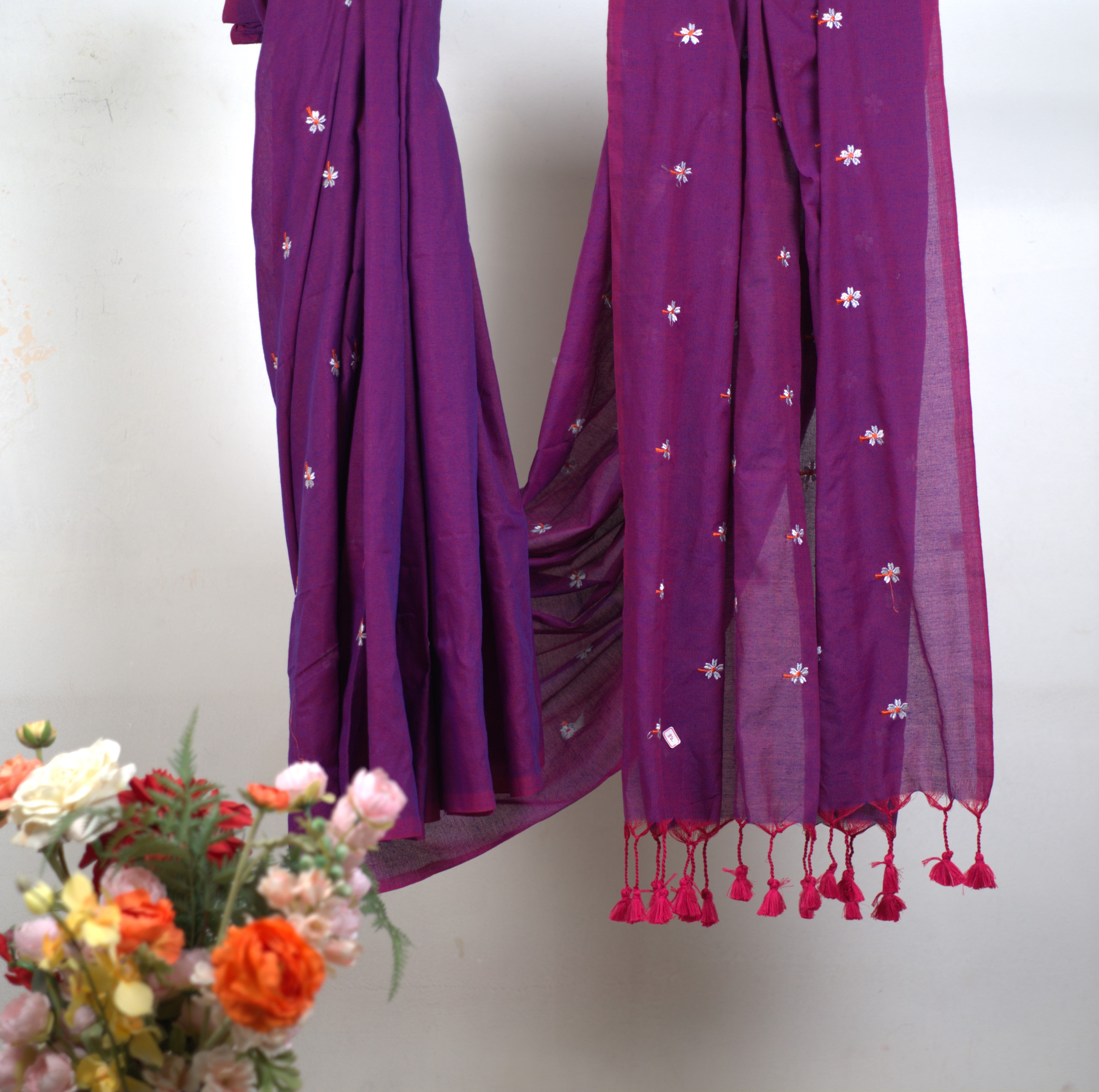 Khadhi Siuli Saree with Attached Blouse – beautifulyou